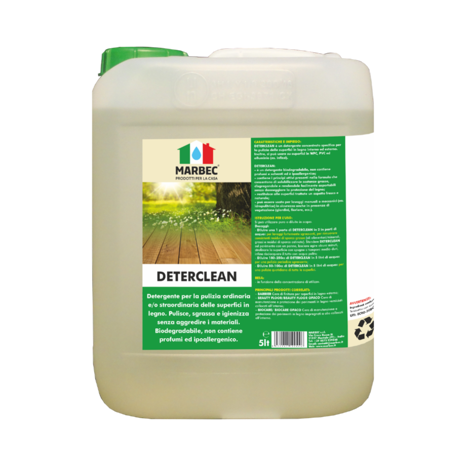 DETERCLEAN - Detergente sgrassante per legno - 5LT | Leroy Merlin