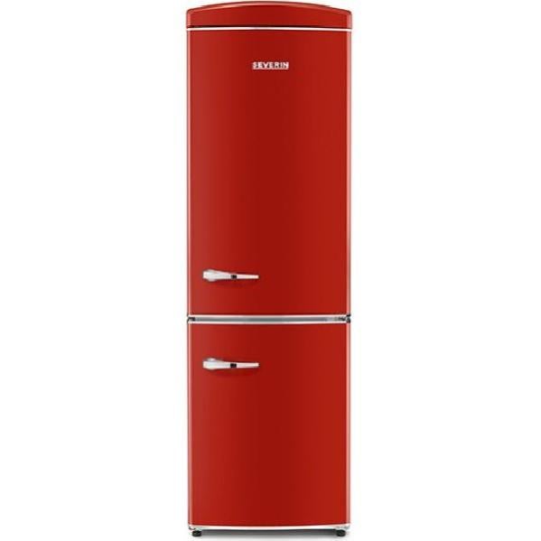 Severin RKG8997 Frigorifero Combinato 225 Litri Classe E No Frost Rosso ...