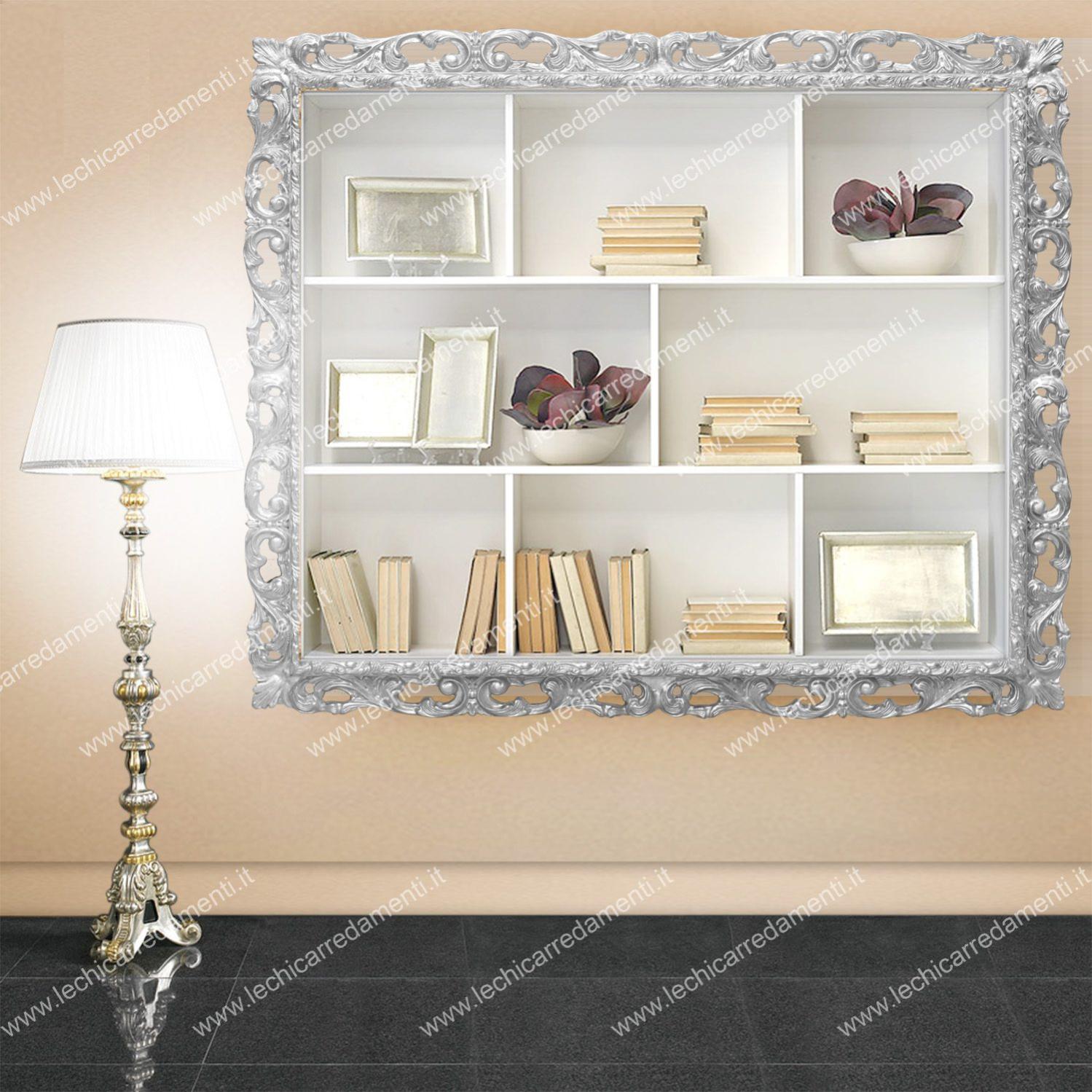 Cornice libreria 182x160 colore argento | Leroy Merlin