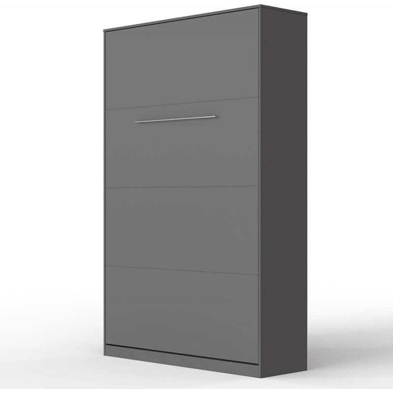 Lit escamotable +2 Placards Vertical 120x200+(50x2)cm Miroir Lit Mural ...