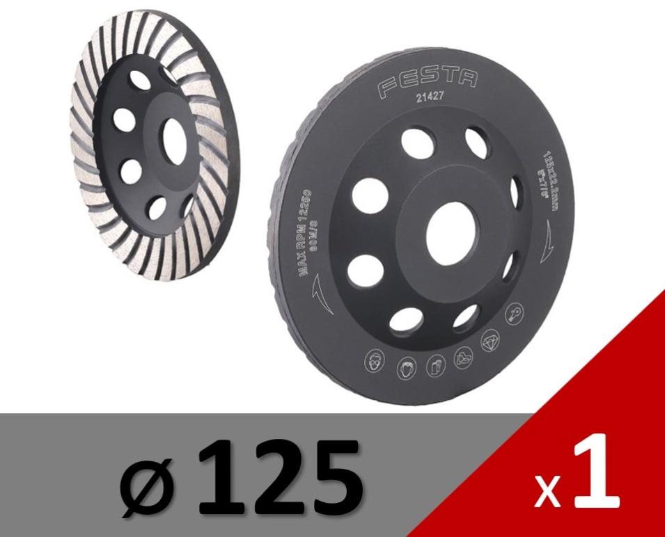 Disque de meulage diamant pour béton, Ø125mm | Leroy Merlin