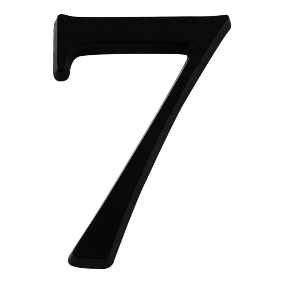 Chiffre 7 Noir Hauteur 25mm - 4620077 | Leroy Merlin