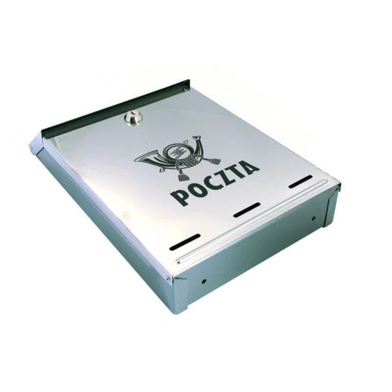 Boîte aux lettres 'F' A4 N-2 BRILLANT/CHROME | Leroy Merlin