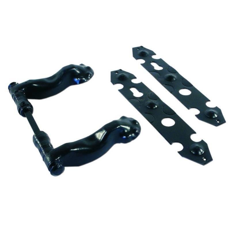 Poignée de porte décorative forgée NKK 90/insert carré : 10 mm | Leroy ...