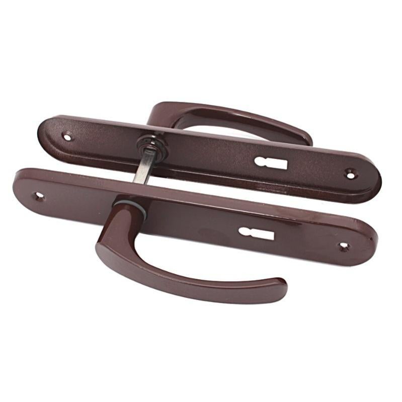 Poignée de porte 72 insert marron MK | Leroy Merlin