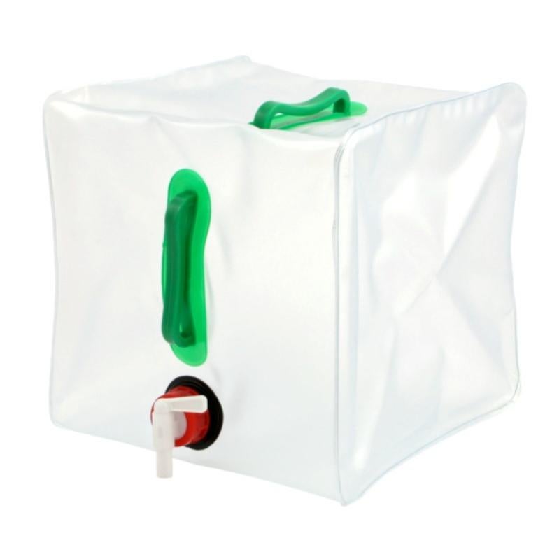 Bidon jerrycan d'eau pliable 20L avec robinet KANW | Leroy Merlin