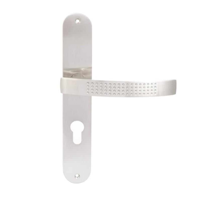 Poignée de porte LiVio, nickel 90/insert | Leroy Merlin