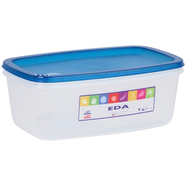 EDA - Boîte de conservation Naturel 3L rectangle - turquoise | Leroy Merlin