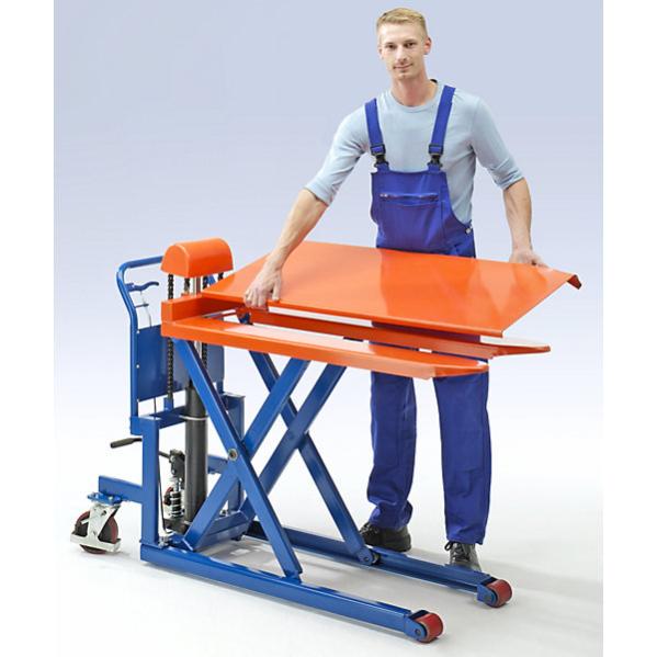 Kaiserkraft | Piano di sollevamento ribassato con forca | piattaforma ...