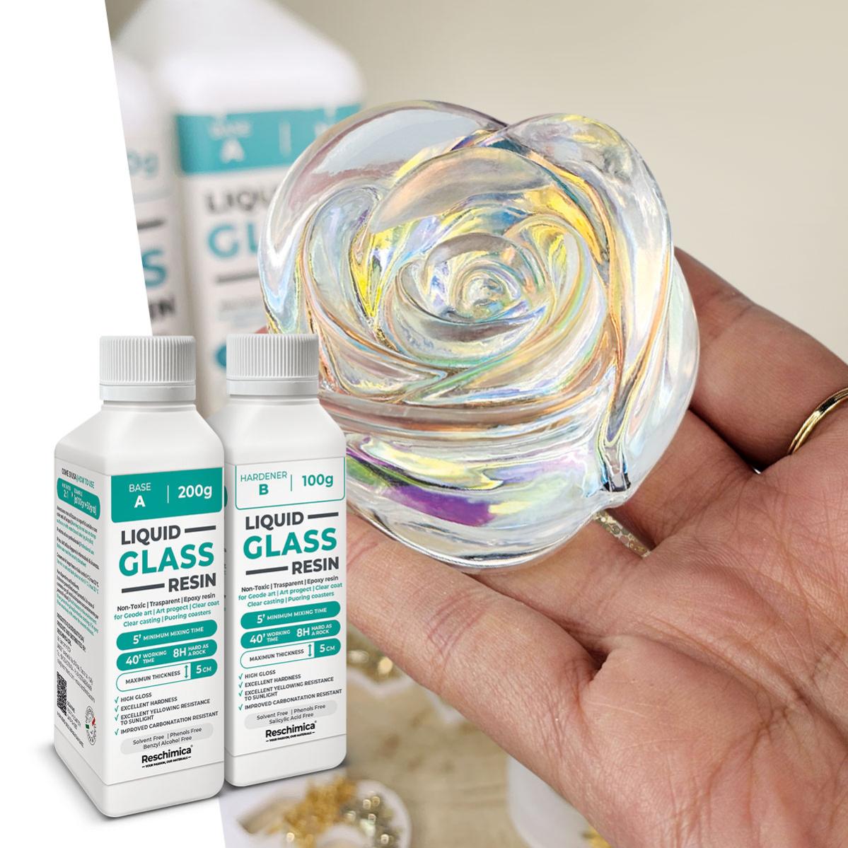 Resina Epossidica Trasparente 2:1, trasparente e inodore, resina da ...