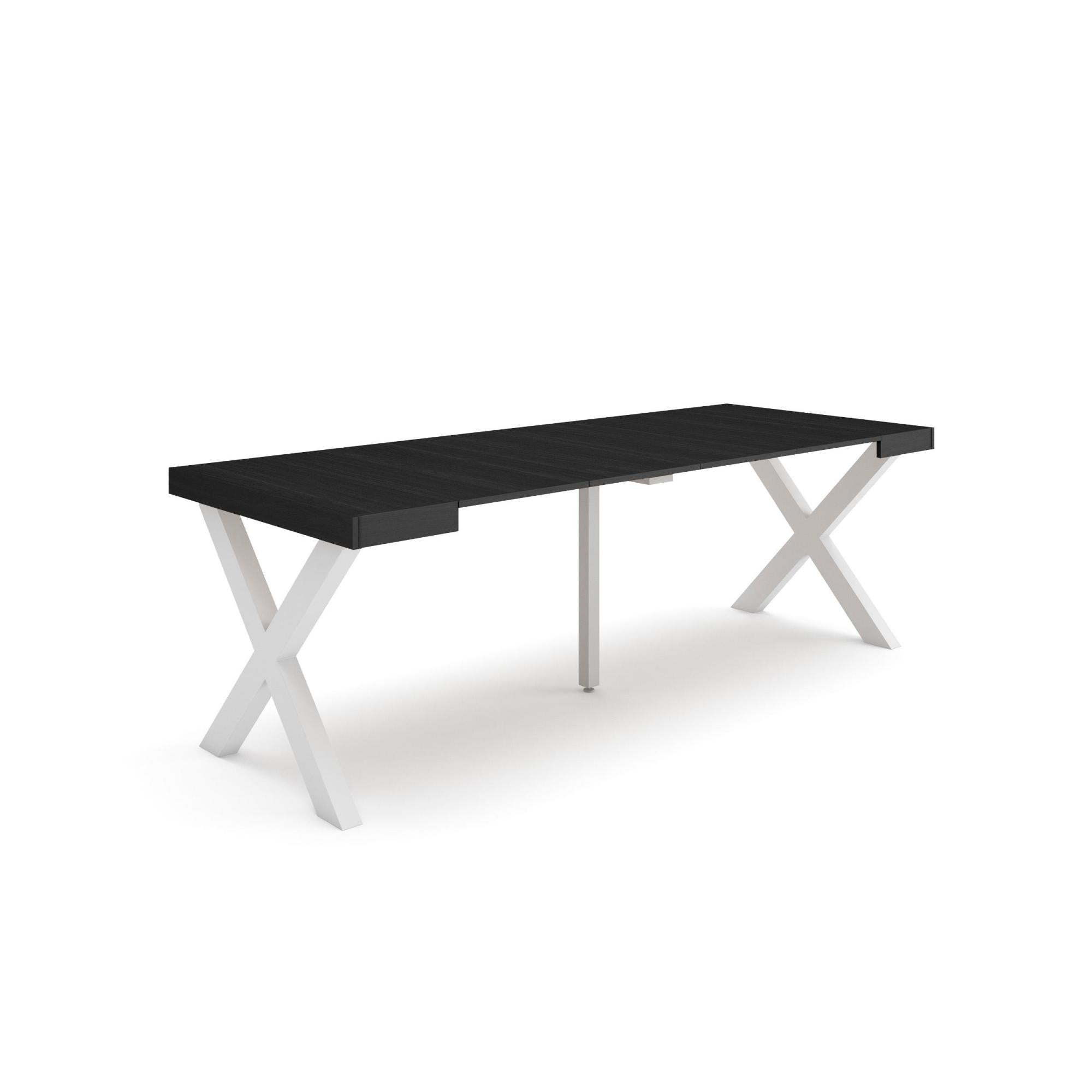 Table console extensible, 220, Pour 10 personnes, Pieds bois massif ...
