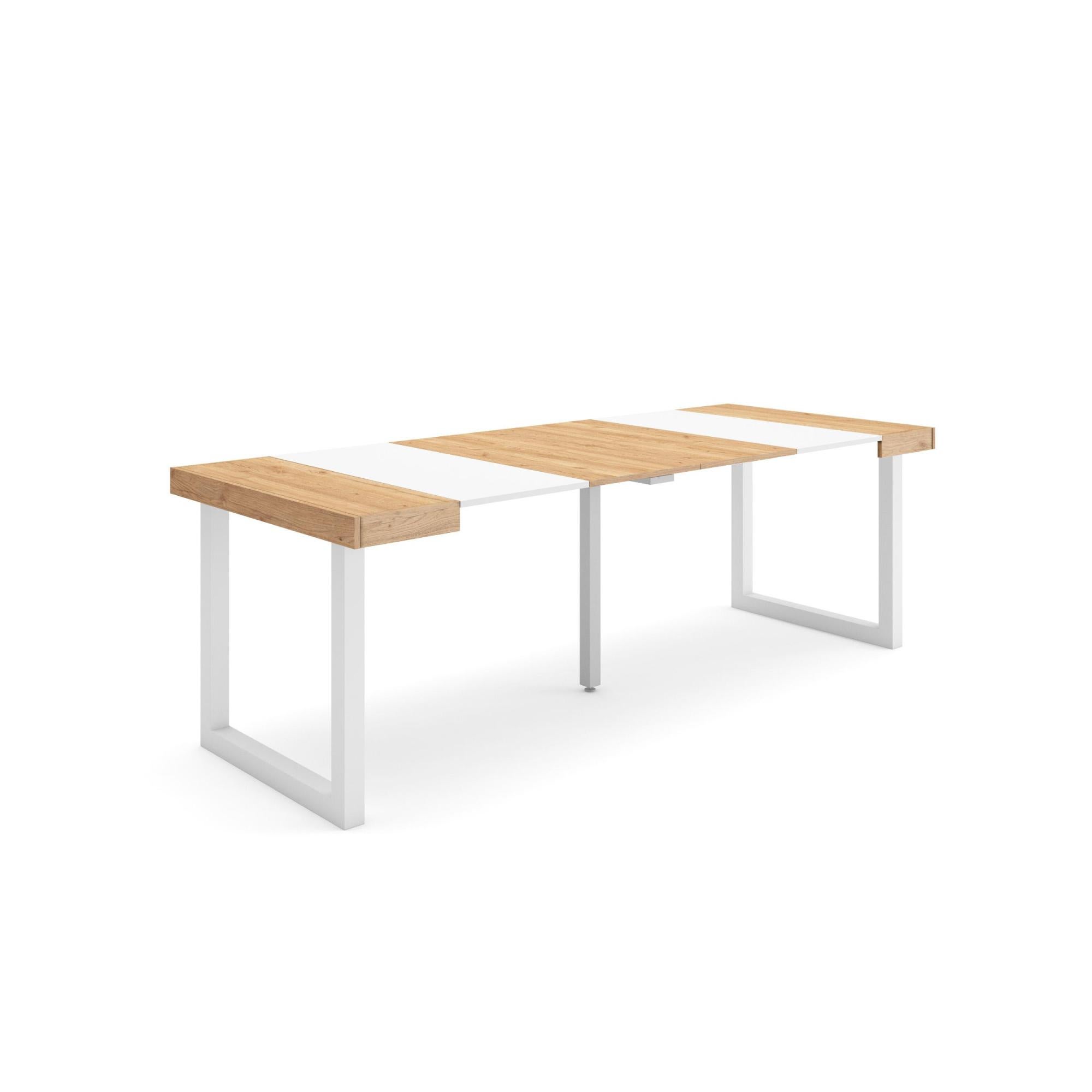 Table console extensible, 220, Pour 10 personnes, Pieds bois massif ...