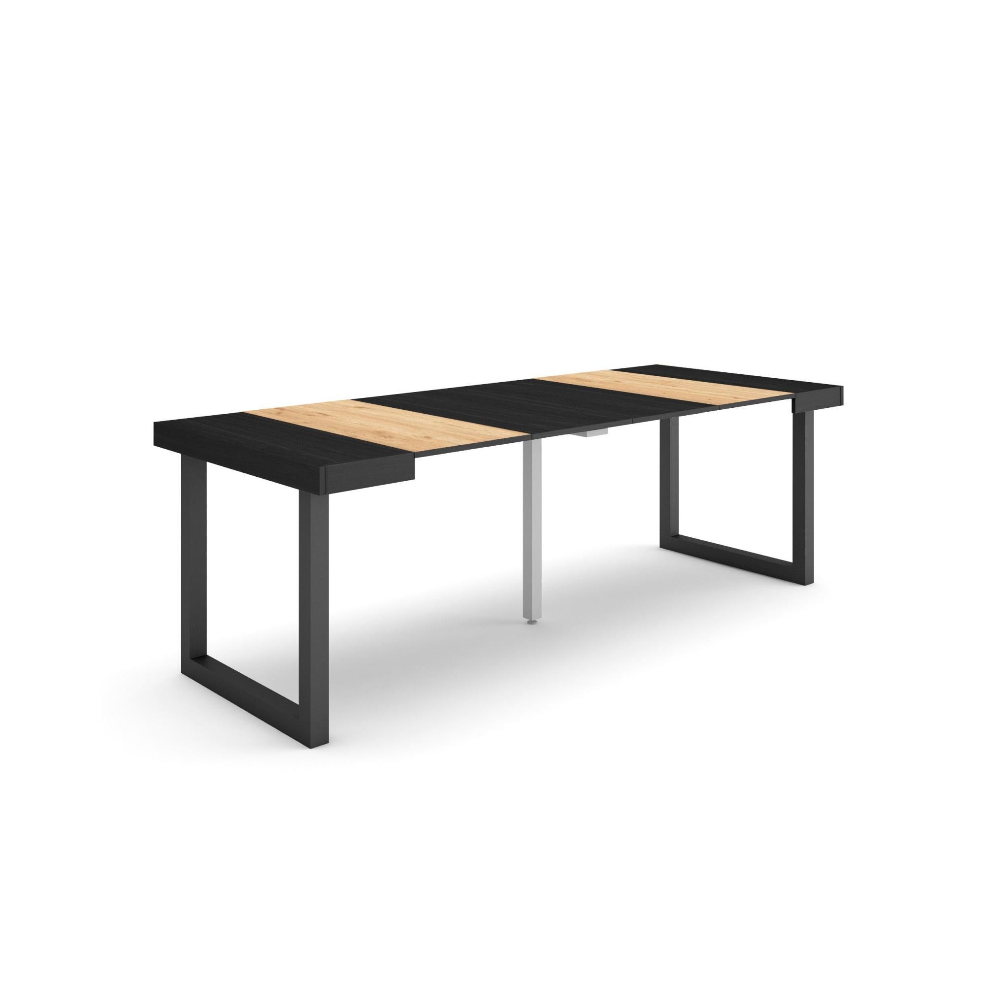 Table console extensible, 220, Pour 10 personnes, Pieds bois massif ...