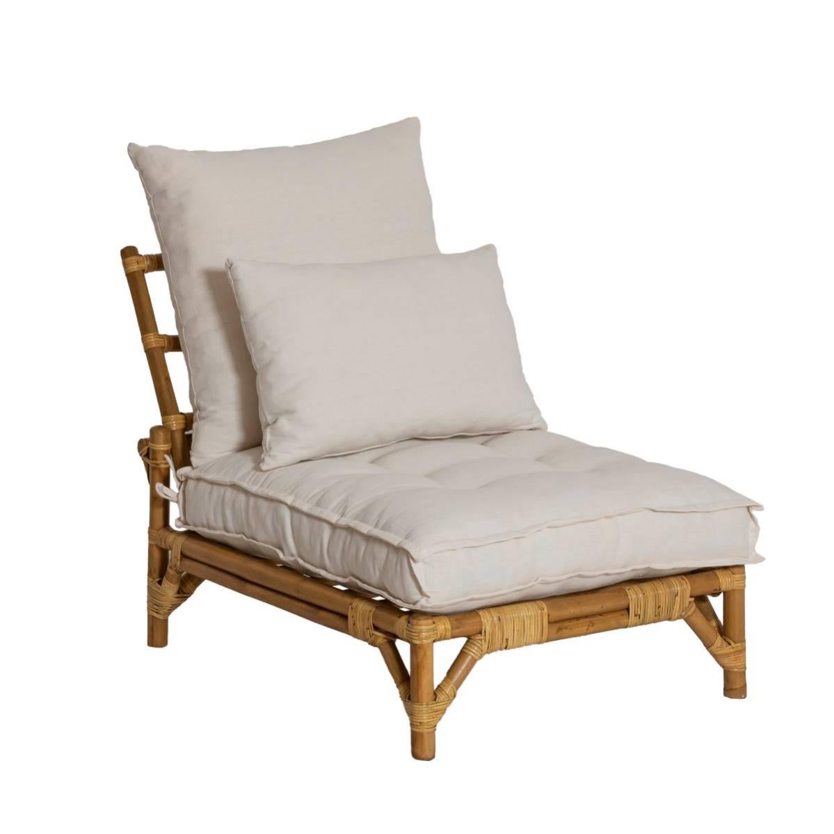 Fauteuil futon en rotin 1 place Elisa | Leroy Merlin