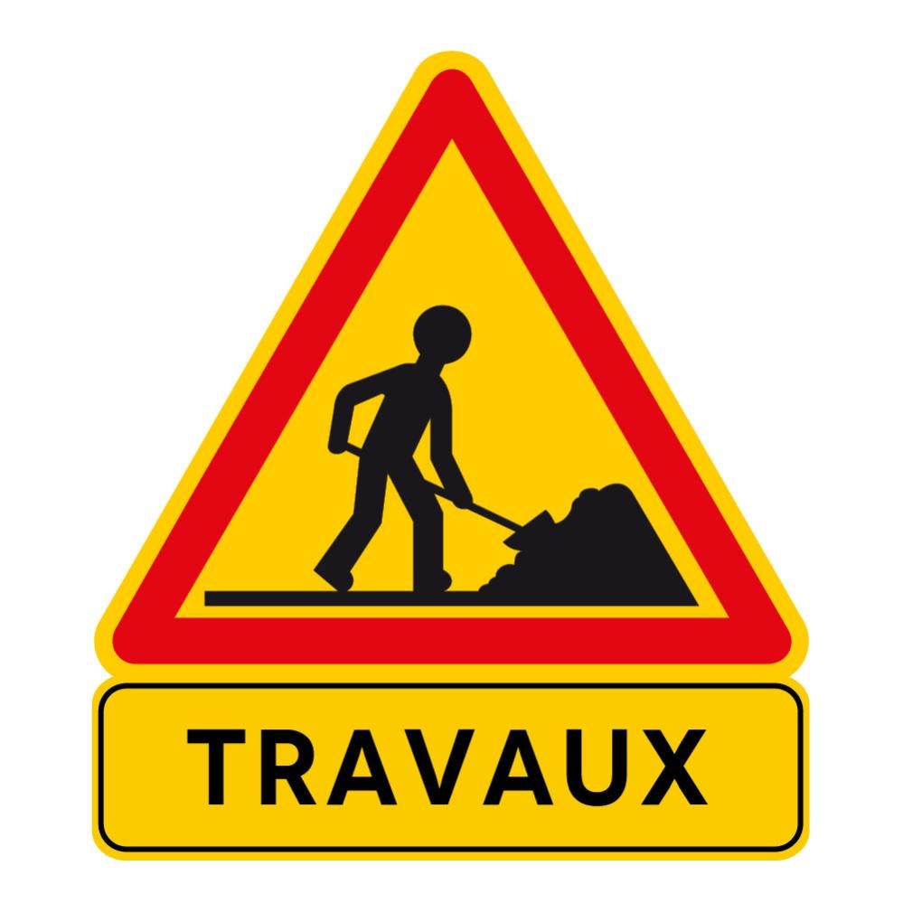 Signalisation de Travaux Temporaires Panneaux de Travaux Temporaires ...