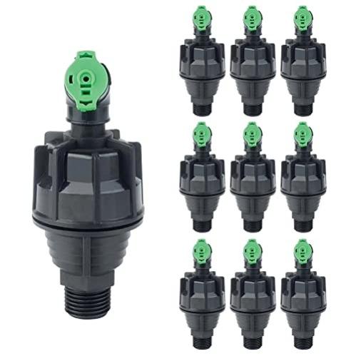 Aspersor rotativo de riego súper 10, aspersor boquilla verde circular 1/2" macho. Pack de ...