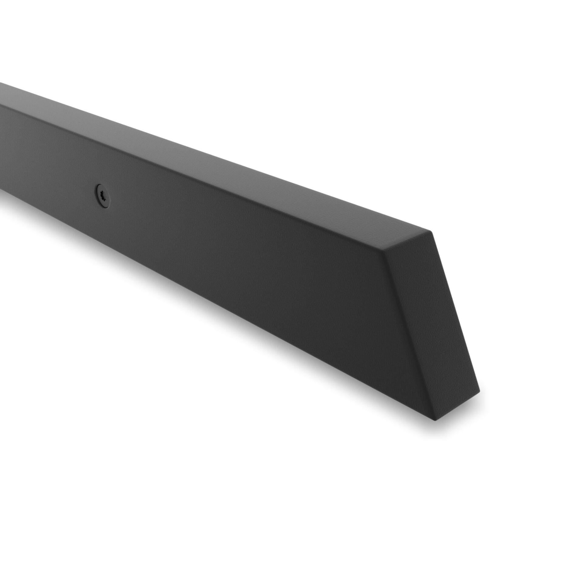 INOXLM Corrimano in acciaio rettangolare 40x20 mm L 180 cm verniciato ...