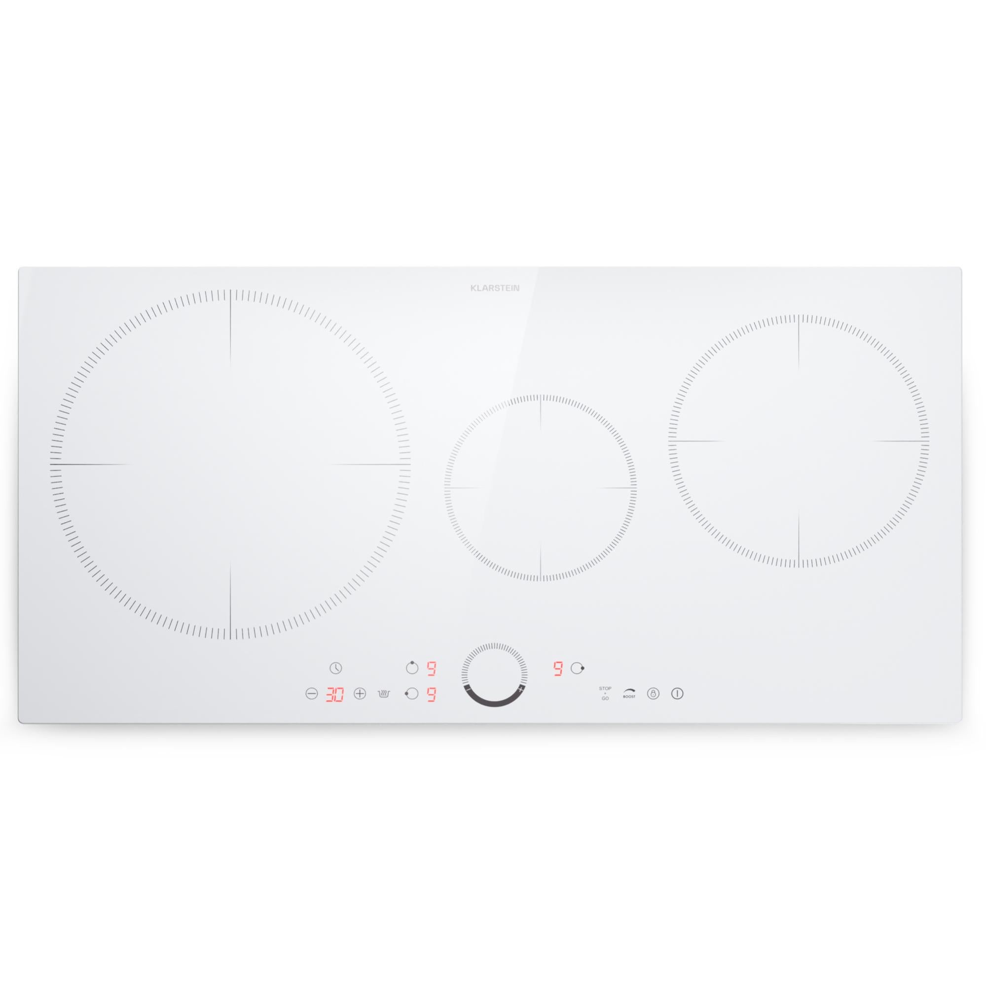 Klarstein Plaque Induction Plaque de cuisson à Induction 3 Feux de ...