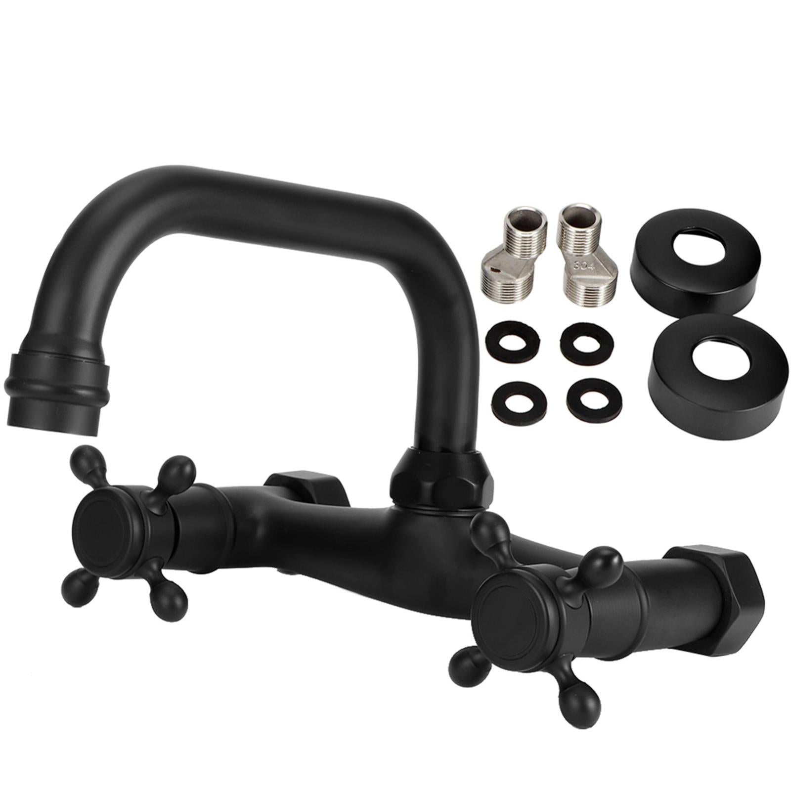 Rubinetto in rame a parete con doppia maniglia per vasca | Leroy Merlin