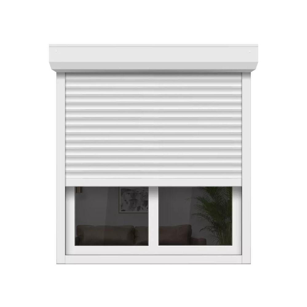 Volet Roulant Manuel Ici Store Aluminium 120x120 Blanc 9016 | Leroy Merlin