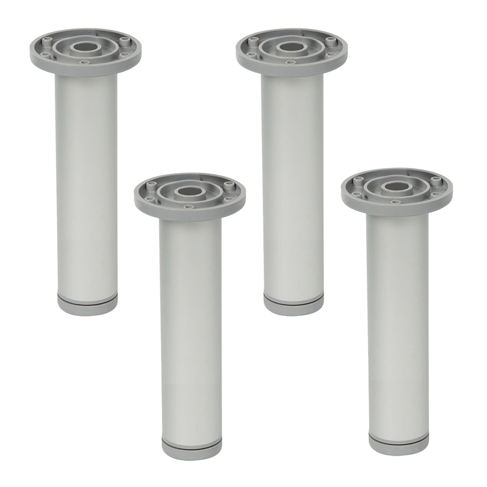 4 un. Pied de table rond en aluminium, diamètre 40 mm, hauteur 400 mm ...