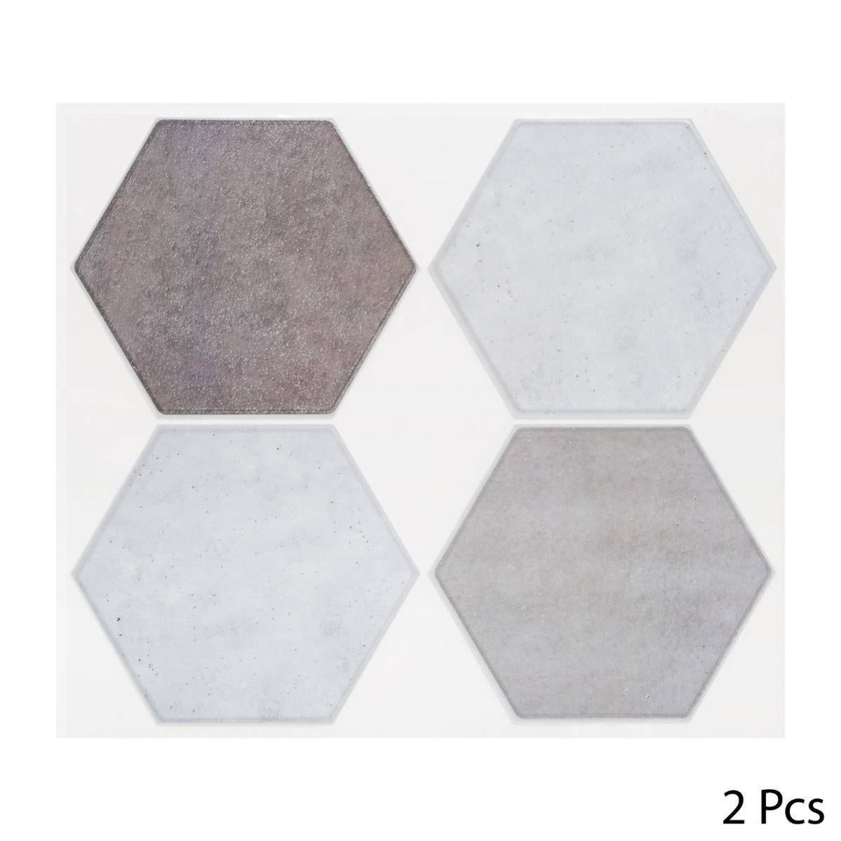 Sticker Caro 4 Hexagones Unis x 2 - Atmosphera créateur d'intérieur ...