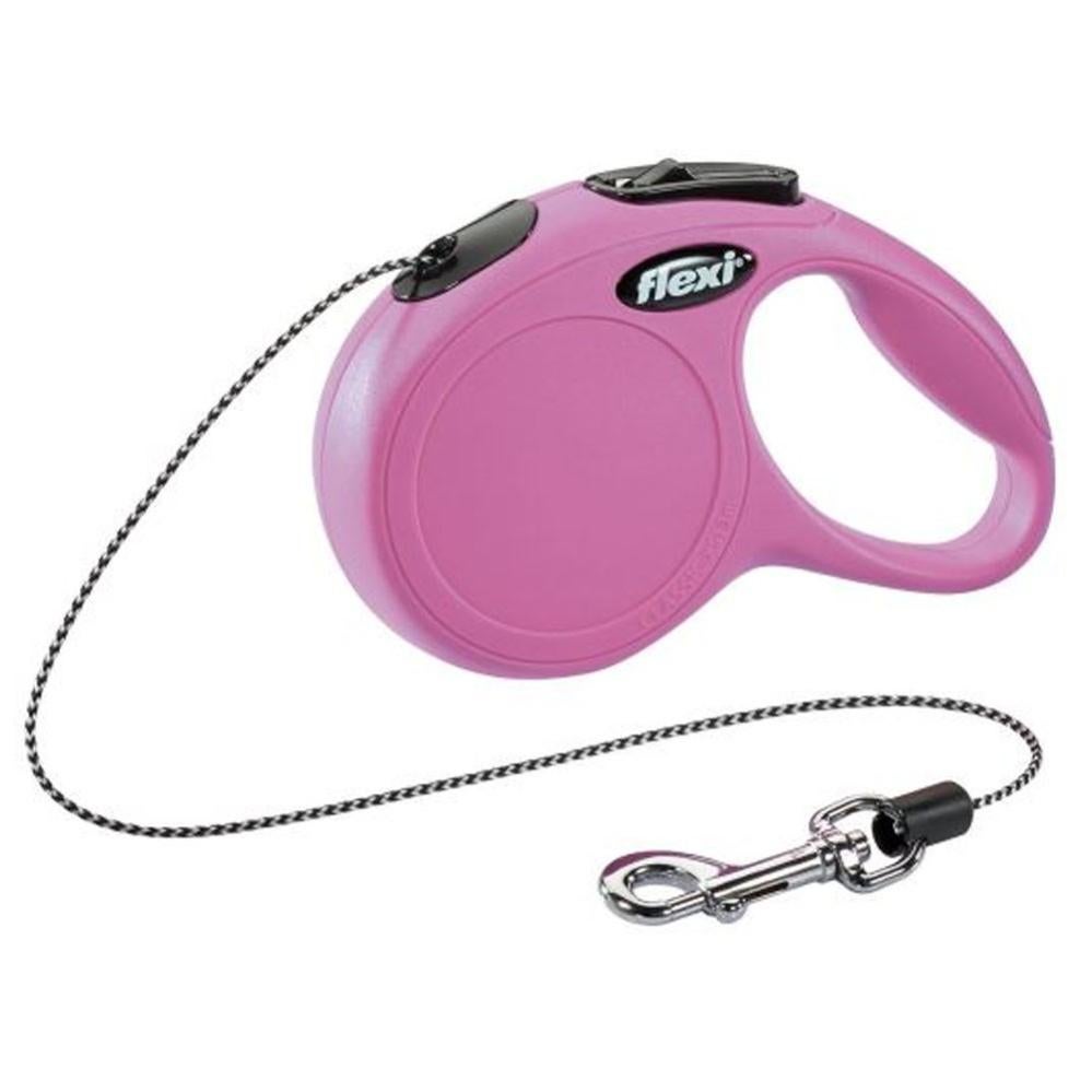 Flexi Correa extensible New Classic de cordon S - Rosa | Offre ...