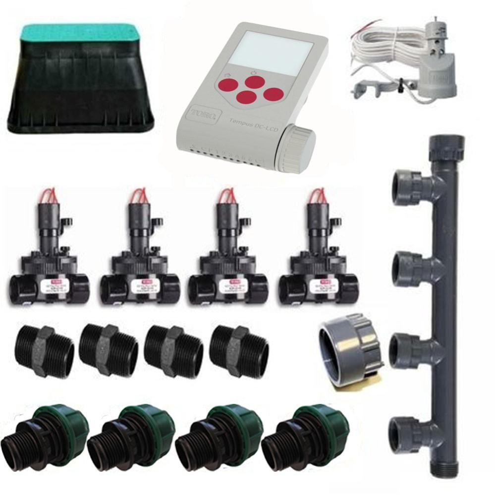 Kit d'irrigation Toro Tempus 4 zones 9V | Offre exclusive | Leroy Merlin
