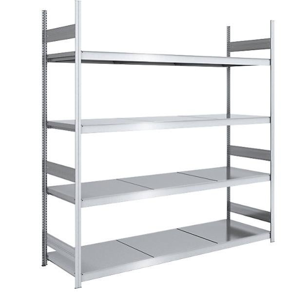 Hofe | Scaffale a innesto a campata larga | zincato | largh x prof ...