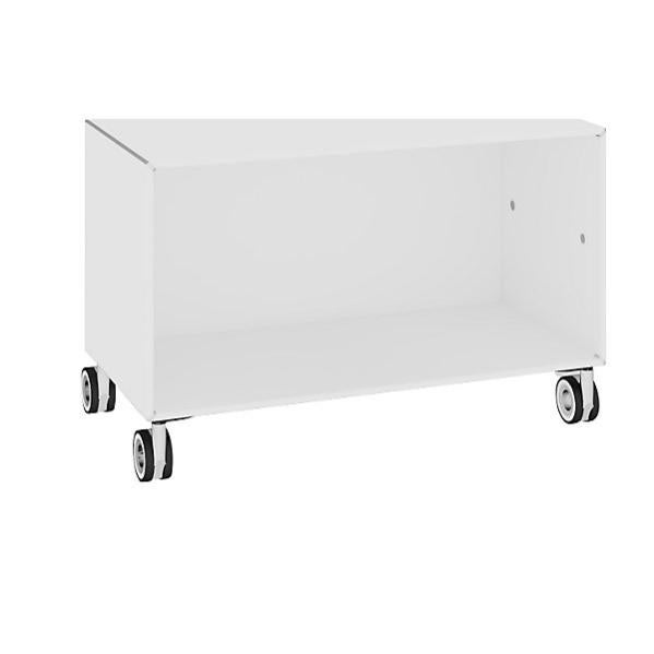 Mauser | Box singolo | su rotelle | larghezza 770 mm | bianco puro ...