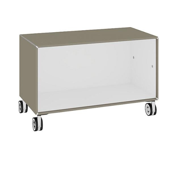 Mauser | Box singolo | su rotelle | larghezza 770 mm | grigio beige ...