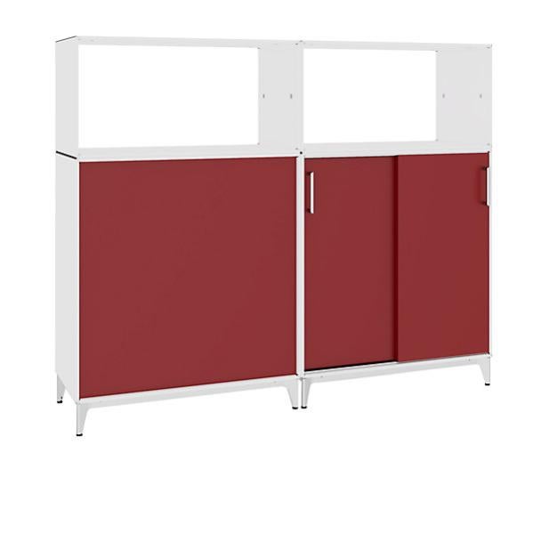 Mauser | Divisorio | 2 moduli con ante scorrevoli | 2 scomparti ...