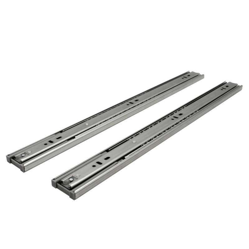 Glissières de tiroirs 45mm Glissières télescopiques à extension totale 350mm 6 pièces | Leroy Merlin