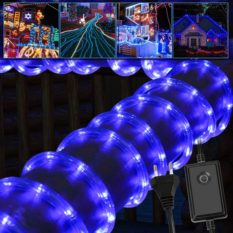 Tube lumineux LED Extérieur/Intérieur Éclairage Tube lumineux Chaîne ...