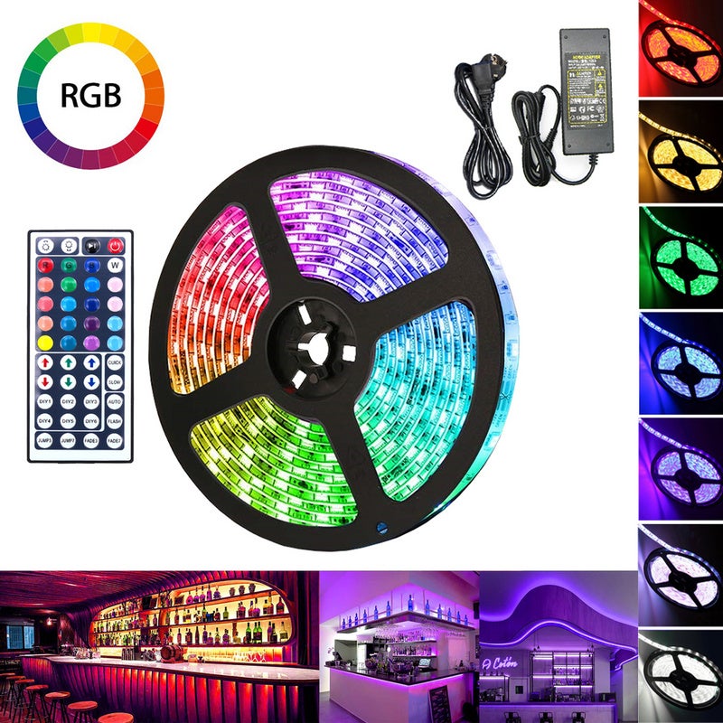 Ensemble de bande LED 3M, bande LED RGB 5050 SMD, bande LED 60 LED, LED ... Ensemble de bande LED 3M, bande LED RGB 5050 SMD, bande LED 60 LED, LED ...