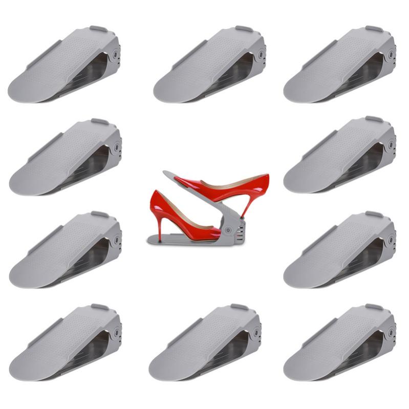 20X porte-chaussures Support Chaussures étagère à chaussures réglable ...