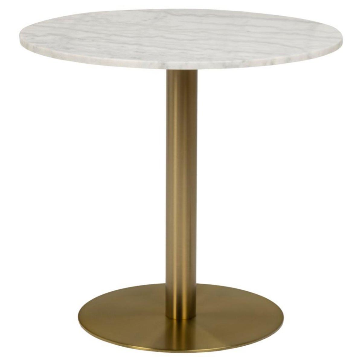 Table haute ronde en marbre BYRO | Leroy Merlin