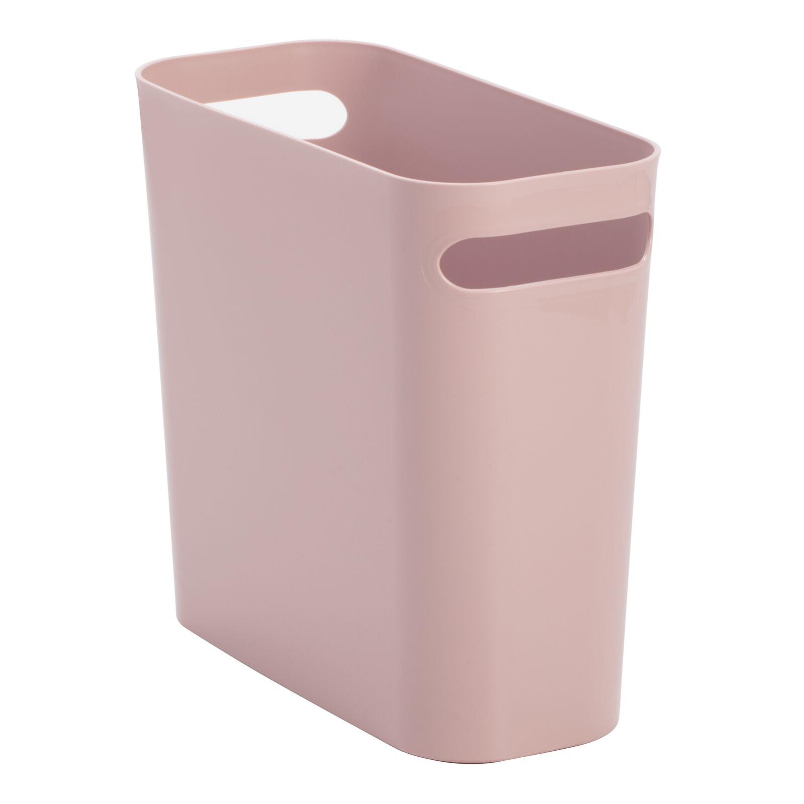 MDesign Petite poubelle en plastique de 1,5 gallon/5,7 litres avec ...