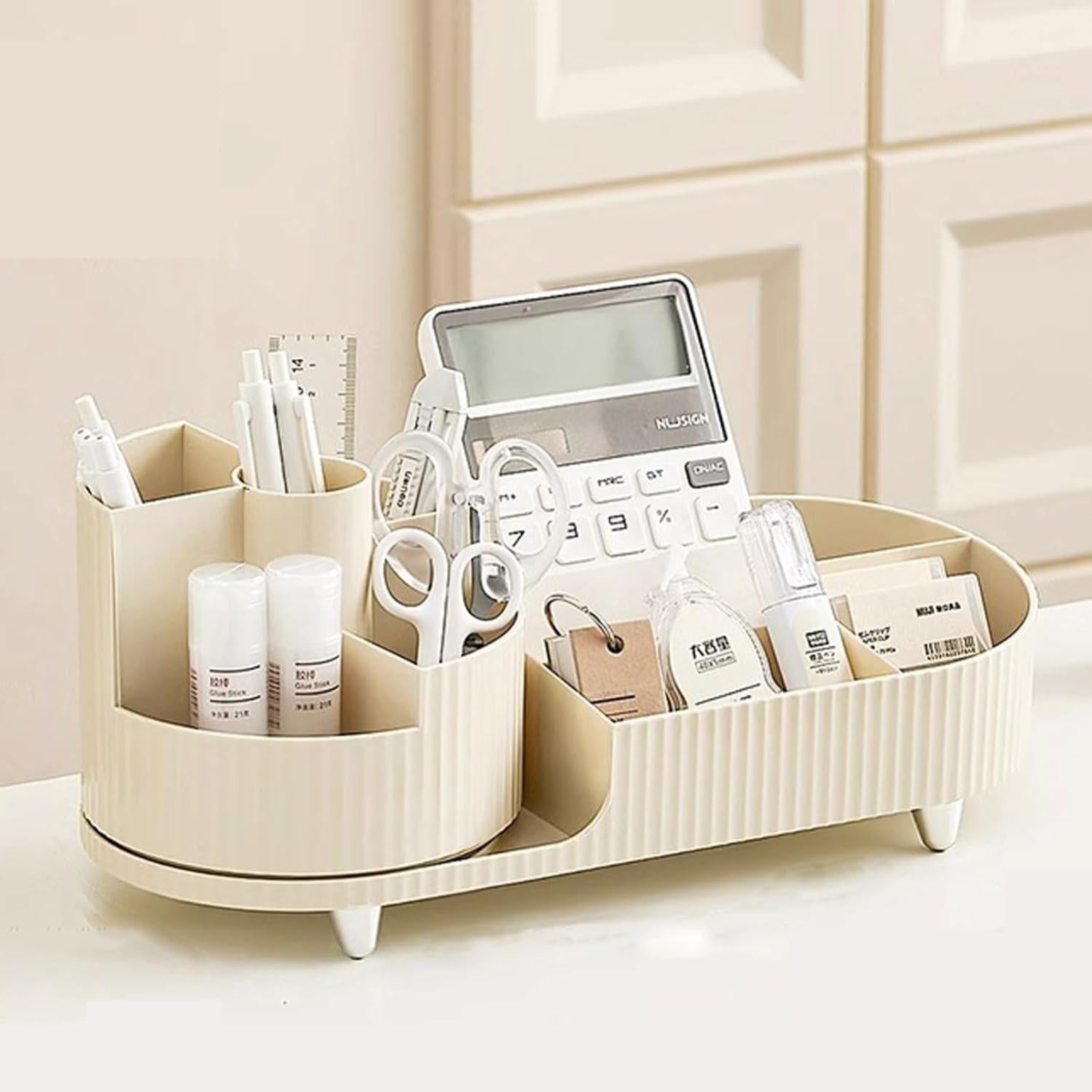 Porte-stylo rotatif, boîte à stylos rotative à 360 °, organisation de ...