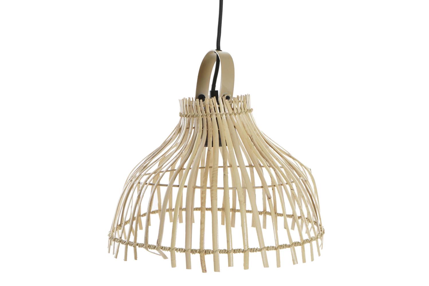 Plafonnier Ratan 30x30x29 Bimbre Brun Naturel | Leroy Merlin