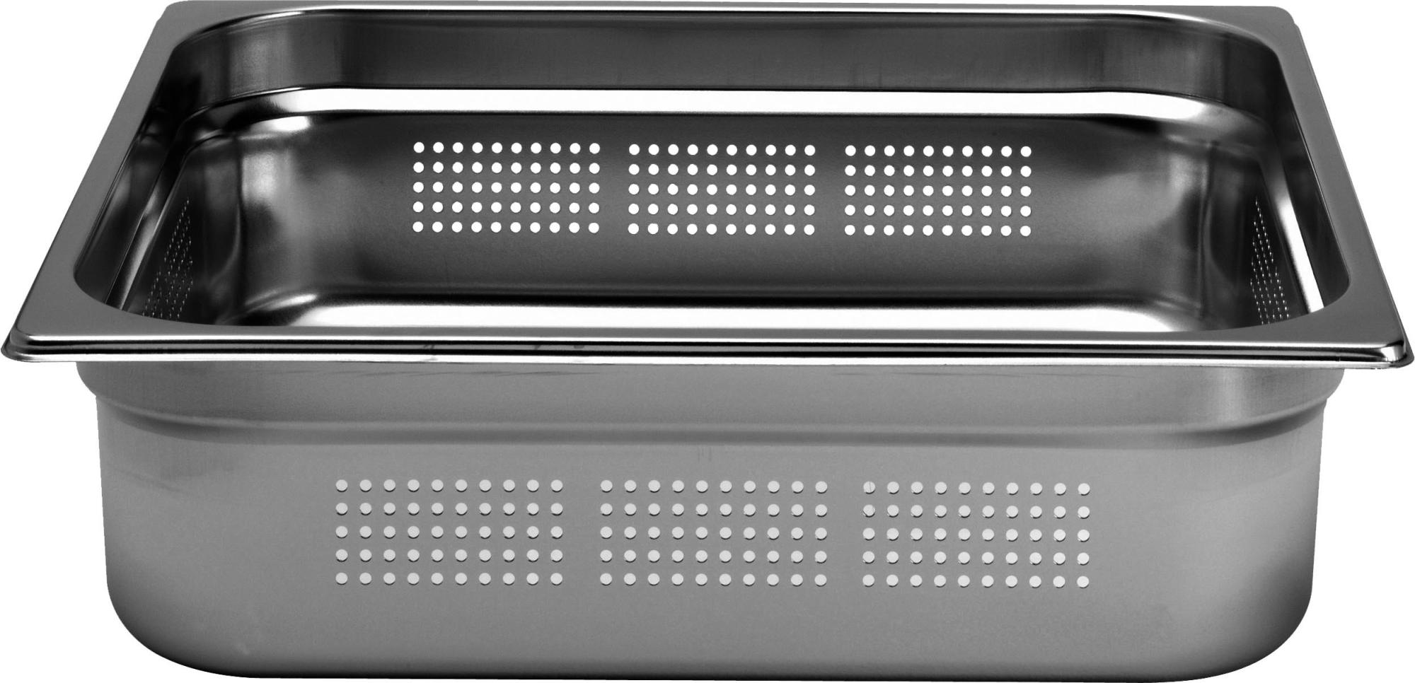 Bac gastro inox GN2/3 PR.100MM Perforé - L2G | Leroy Merlin