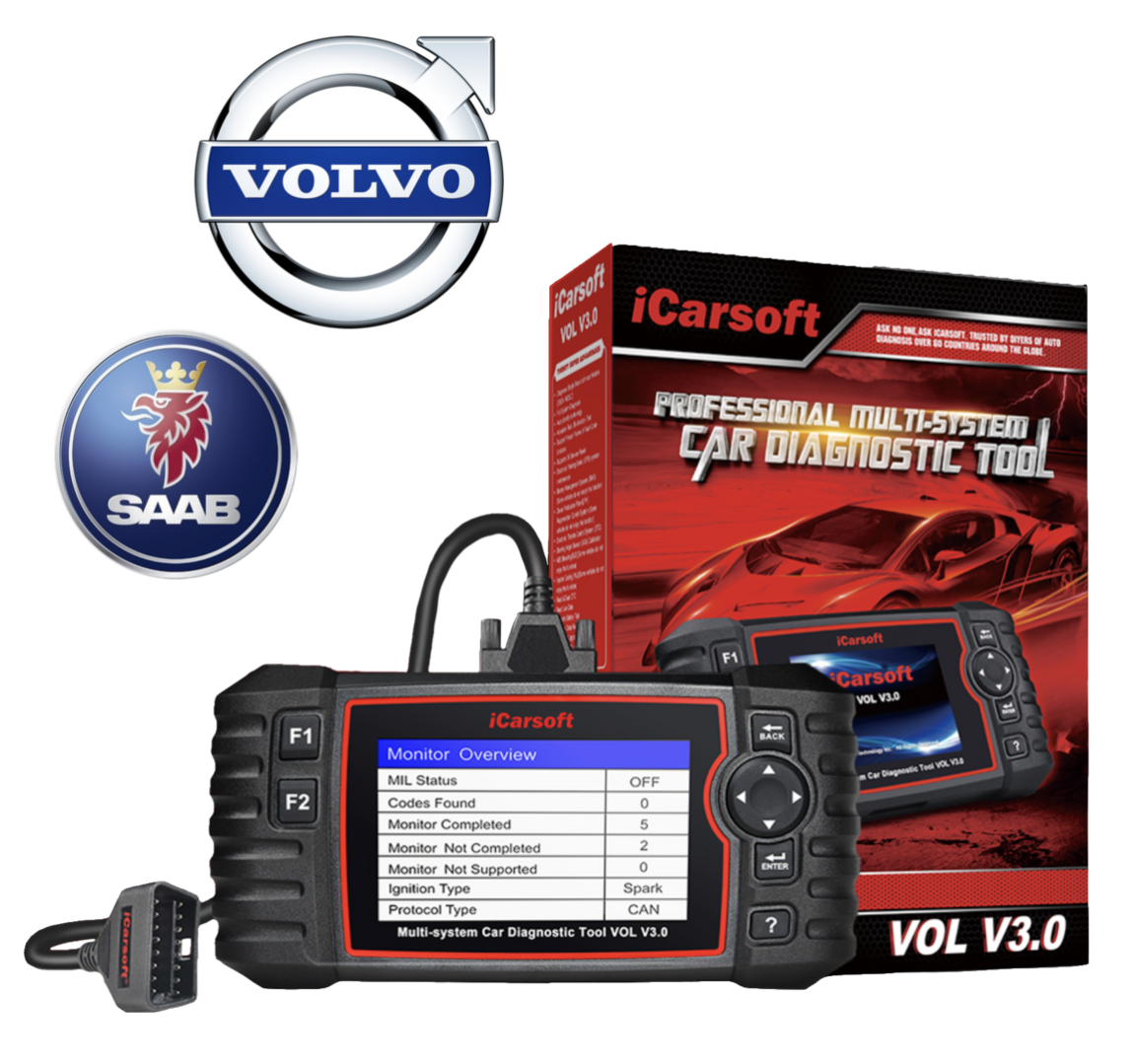 ICarsoft VOL V3.0 | Valise de diagnostic auto pour Volvo et Saab ...