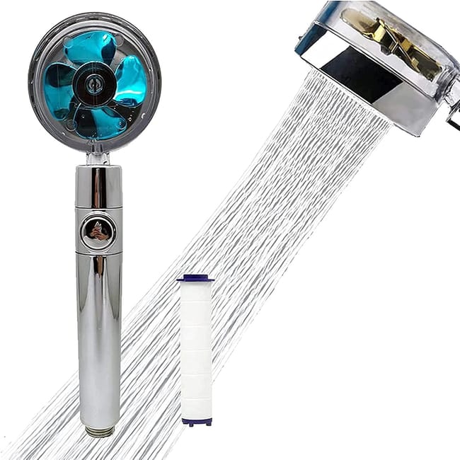 Pommeau De Douche à Hélice Filtre De Douche à 360 ° à Haute Pression