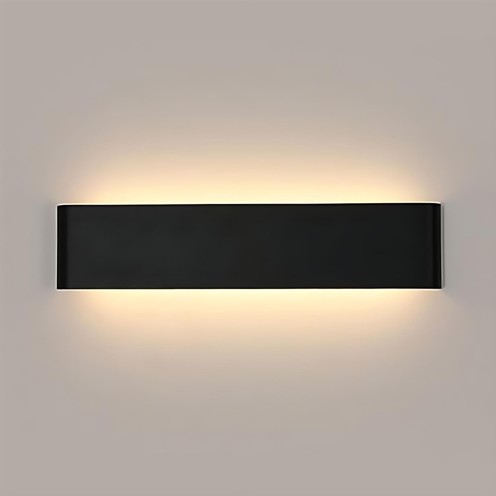 Applique a LED Moderno ed Elegante in Alluminio - Nero 41cm ...