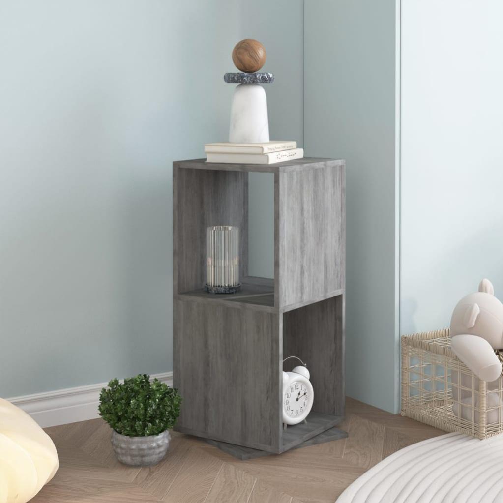 Armoire rotative Gris béton 34,5x34,5x75,5 cm Aggloméré | Leroy Merlin