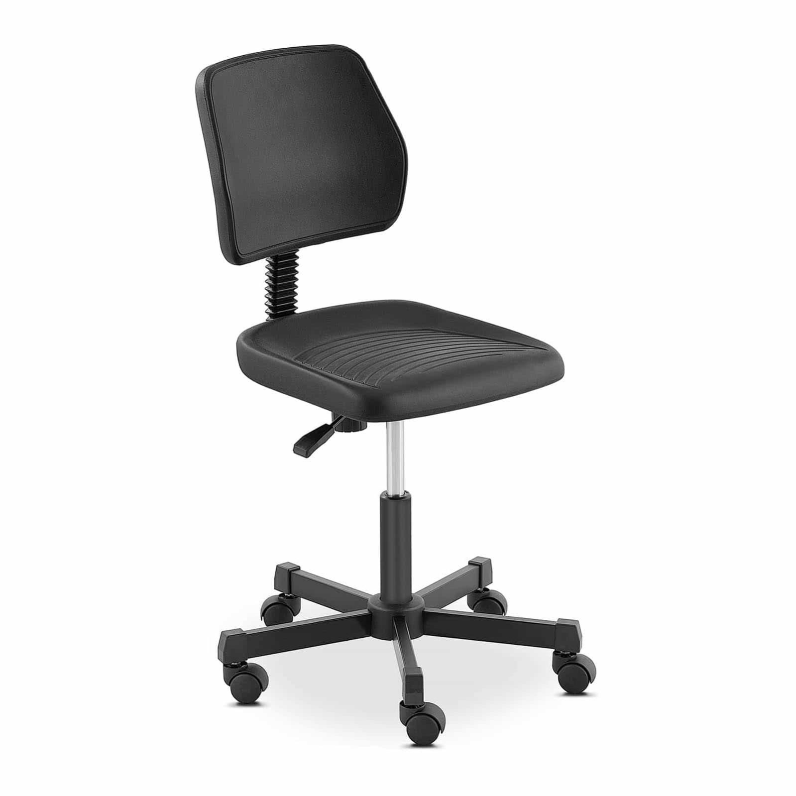 Chaise de travail 120 kg hauteur réglable de 410 - 550 mm noir 14 ... Chaise de travail 120 kg hauteur réglable de 410 - 550 mm noir 14 ...