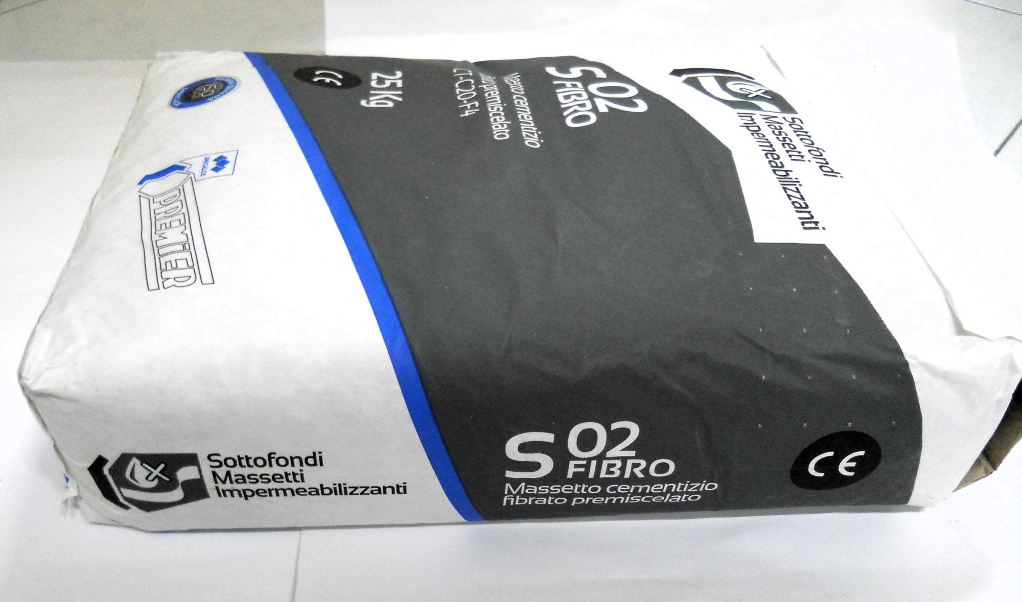 Unicalce Premier S 02 FIBRO -Massetto cementizio premiscelato ...