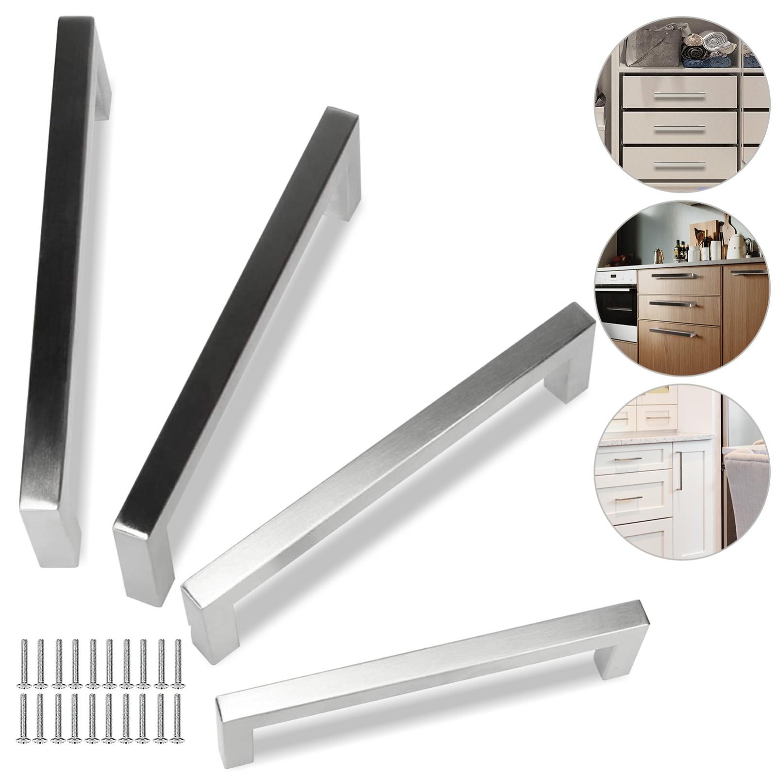 Mango de muebles de acero de acero inoxidable 10x mango de la barra de ...