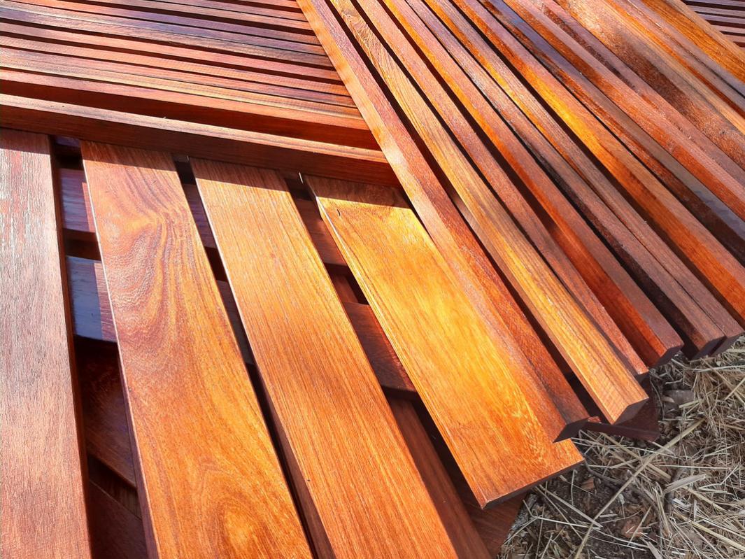 Pack 10 Listones Rastreles Madera Tropical Machiche cepillado ...