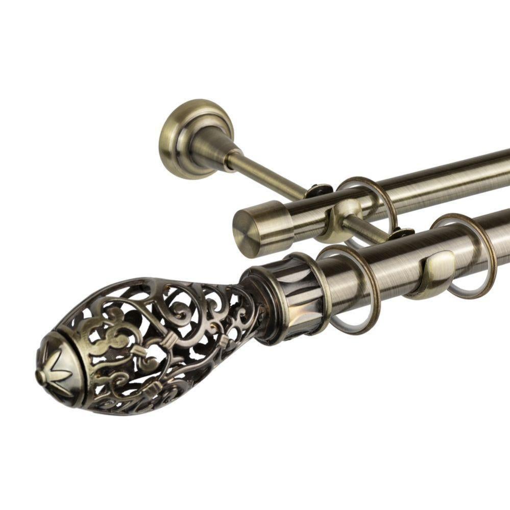 Double tringle à rideaux barre simple toledo 25/19 – doré vieilli 200 ...